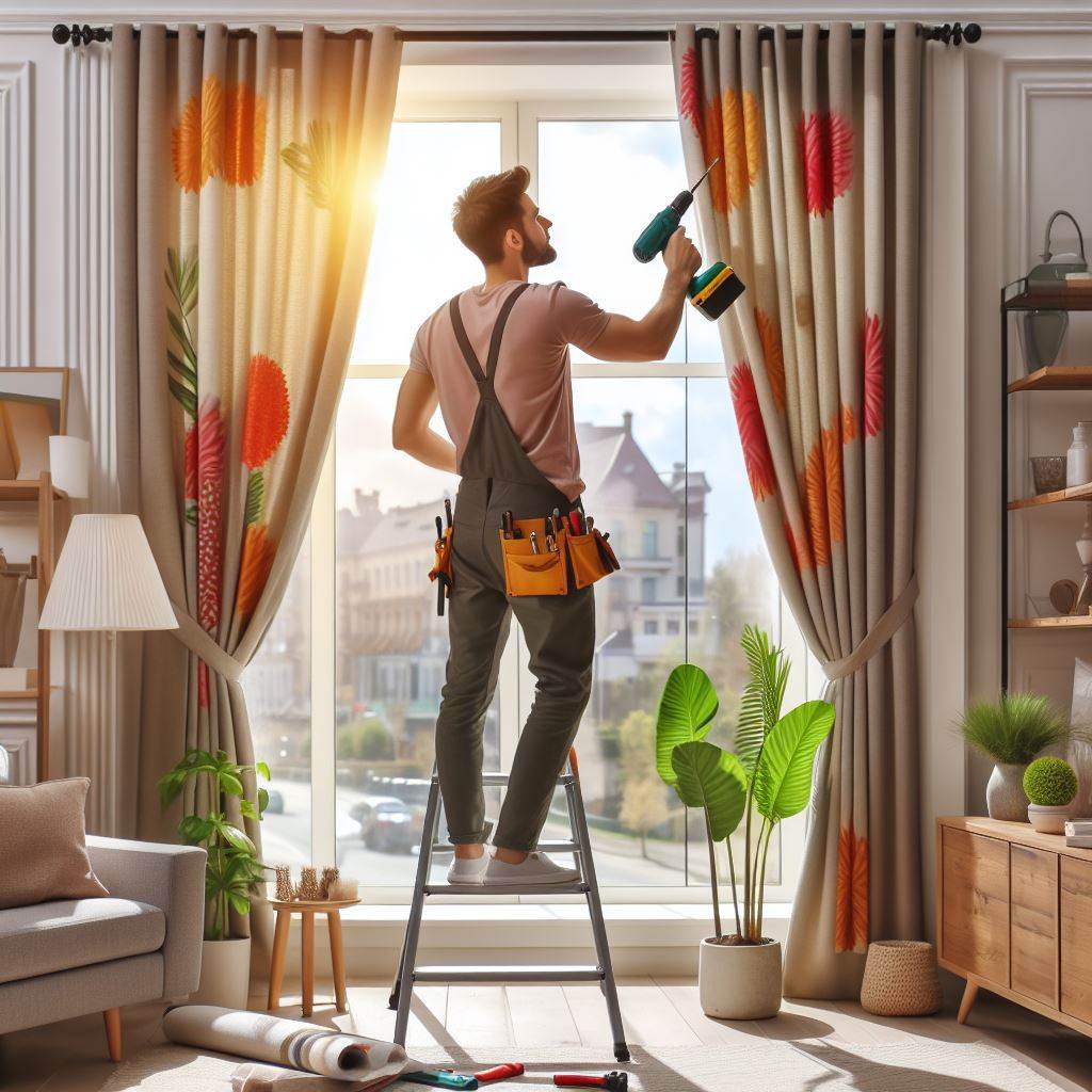 Professional Curtain Installation Services in Orlando | Handyman Decision